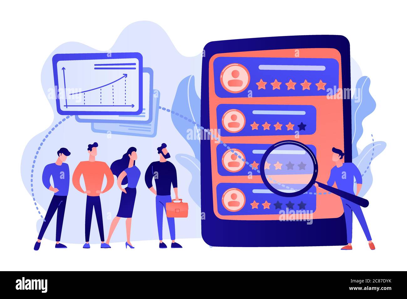 Performance rating concept vector illustration Stock Vector Image & Art ...