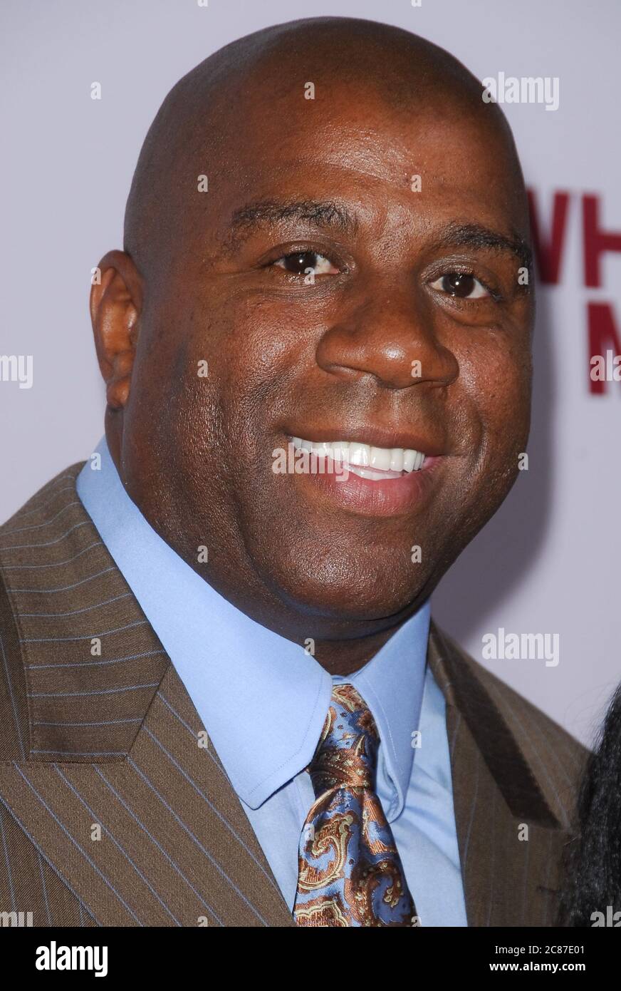 Magic Johnson at the World Premiere of Tyler Perry's "Why Did I Get ...