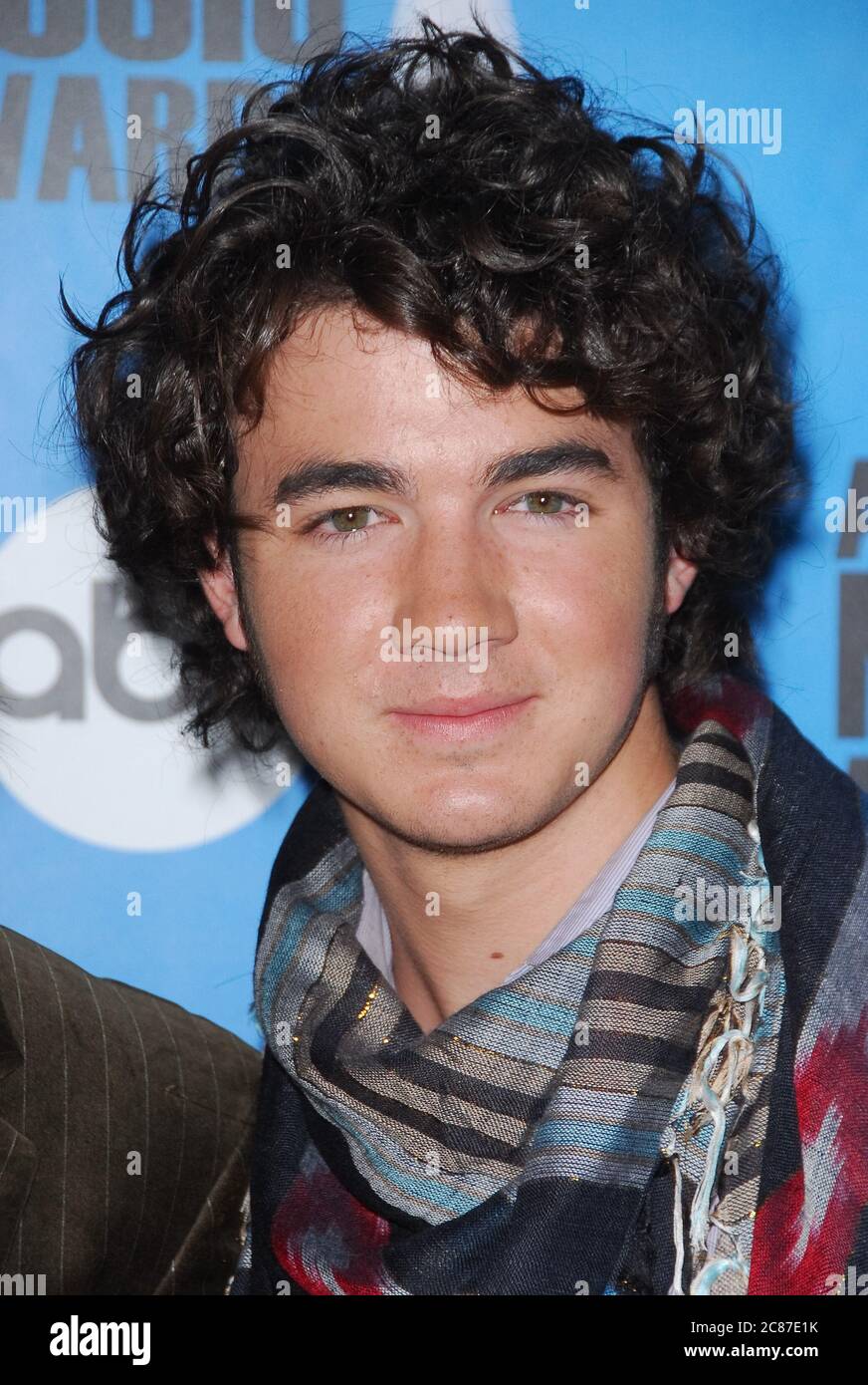 Kevin Jonas of the Jonas Brothers at the "2007 American Music Awards ...