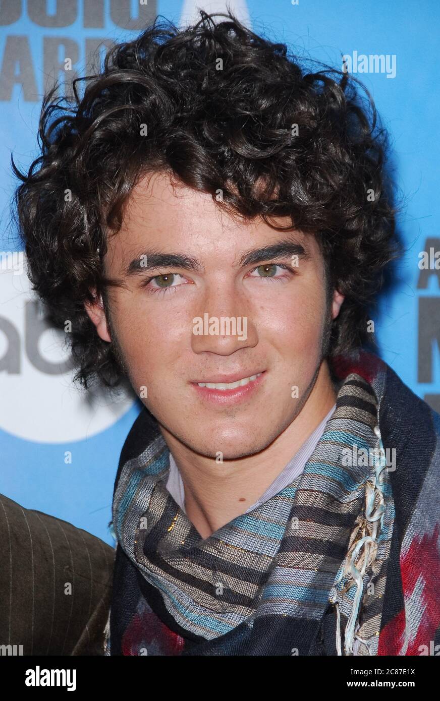 Kevin Jonas of the Jonas Brothers at the "2007 American Music Awards ...