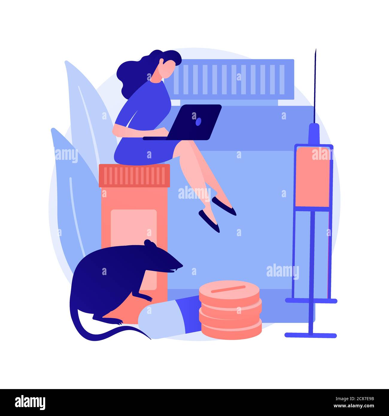 Animal lab tests vector concept metaphor Stock Vector Image & Art - Alamy