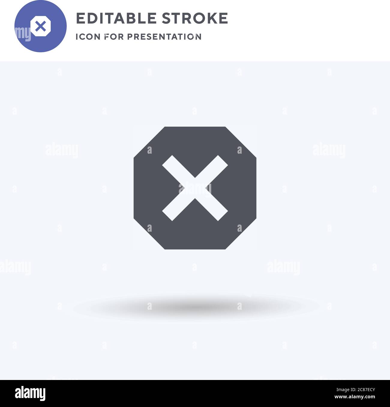 Harmful icon vector, filled flat sign, solid pictogram isolated on ...