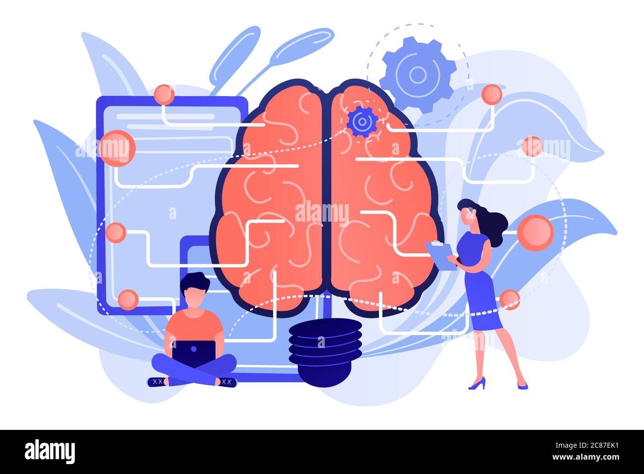 Artificial intelligence concept vector illustration Stock Vector Image ...