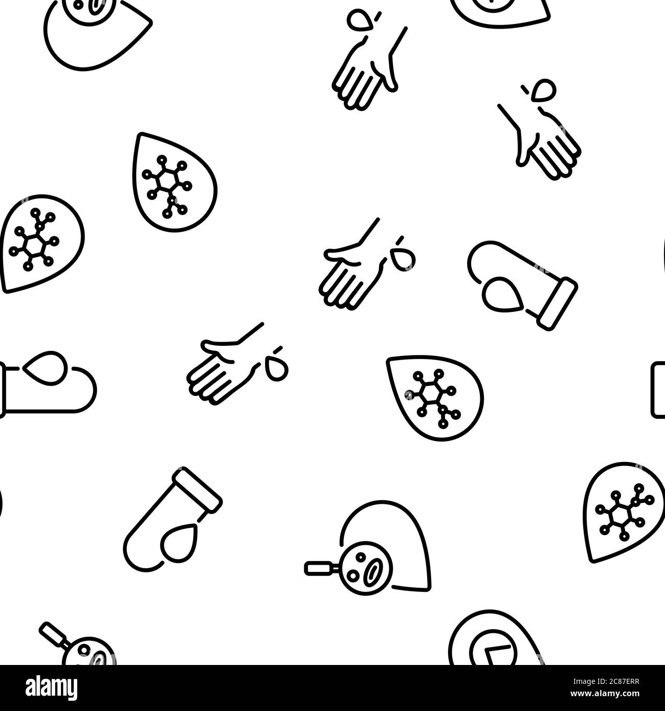 Hematology Vector Seamless Pattern Stock Vector Image And Art Alamy