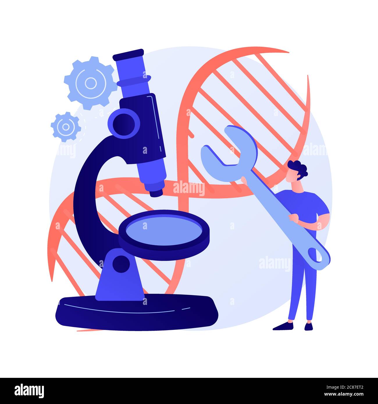 Gene engineering vector concept metaphor Stock Vector Image & Art - Alamy