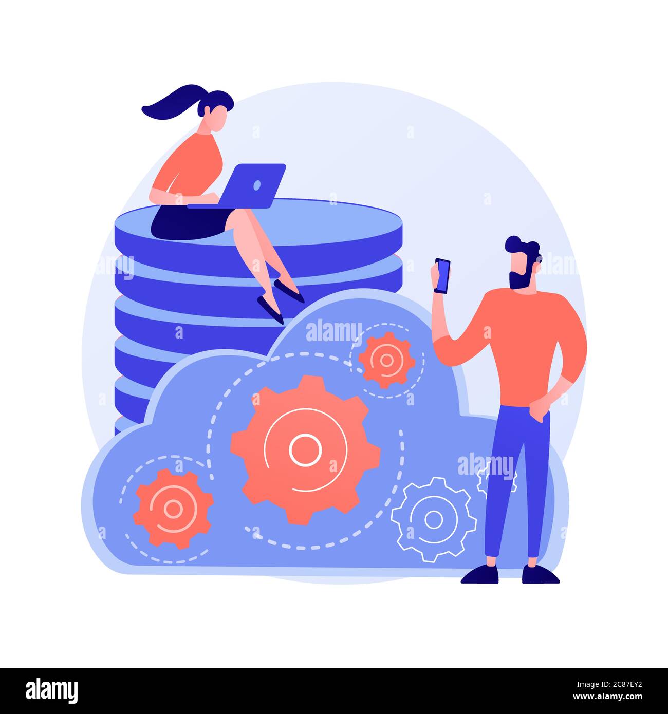Data management vector concept metaphor Stock Vector Image & Art - Alamy