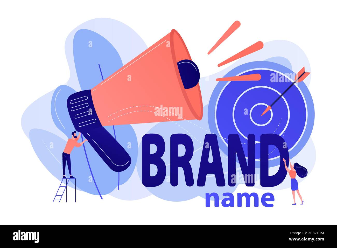 Brand name concept vector illustration Stock Vector Image & Art - Alamy