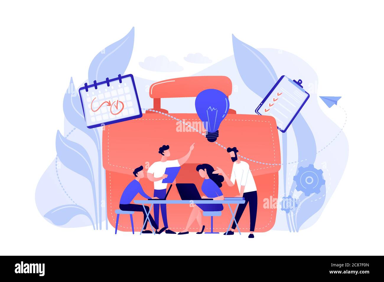 Collaboration concept vector illustration Stock Vector Image & Art - Alamy