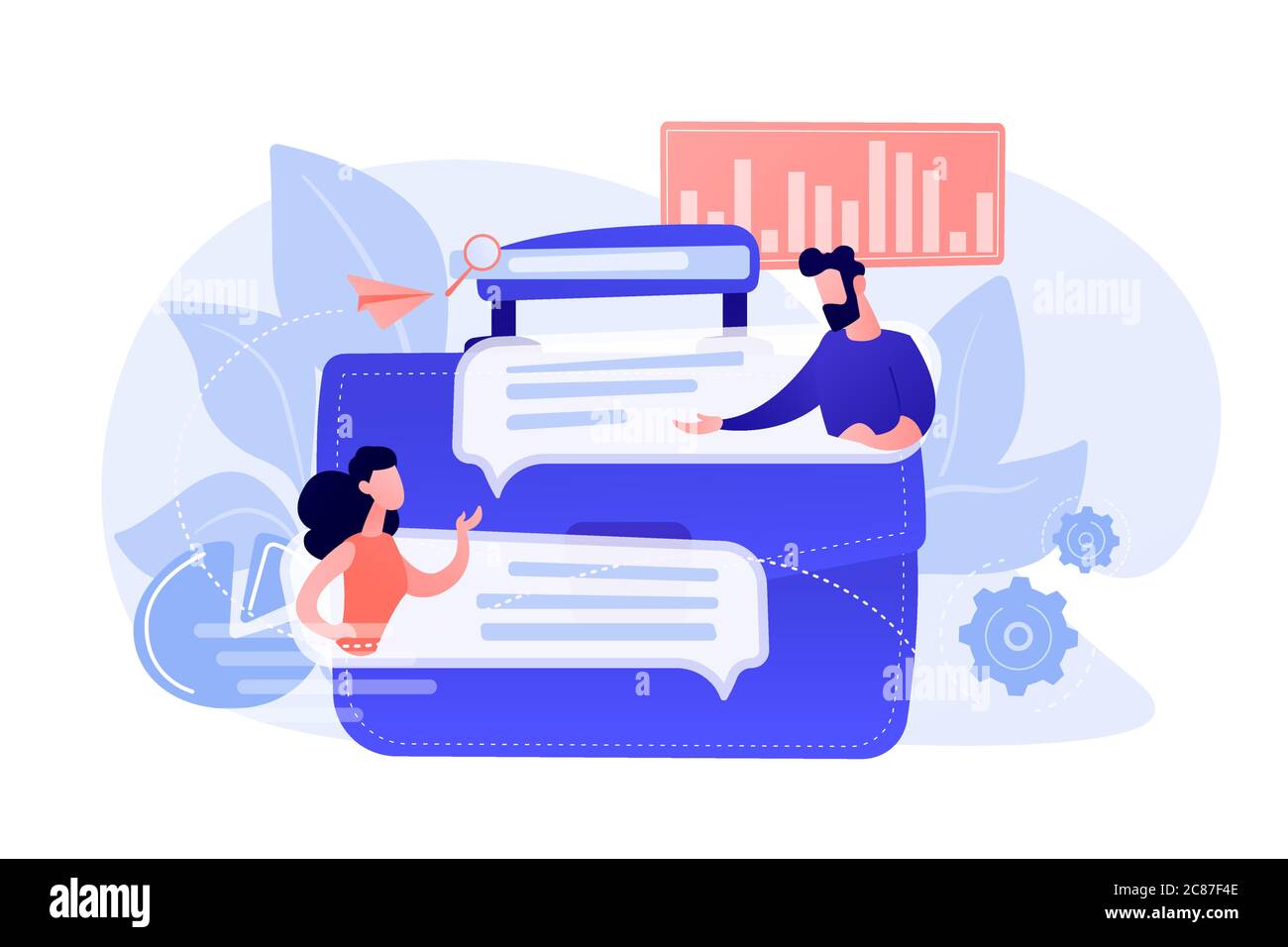 Consulting concept vector illustration Stock Vector Image & Art - Alamy