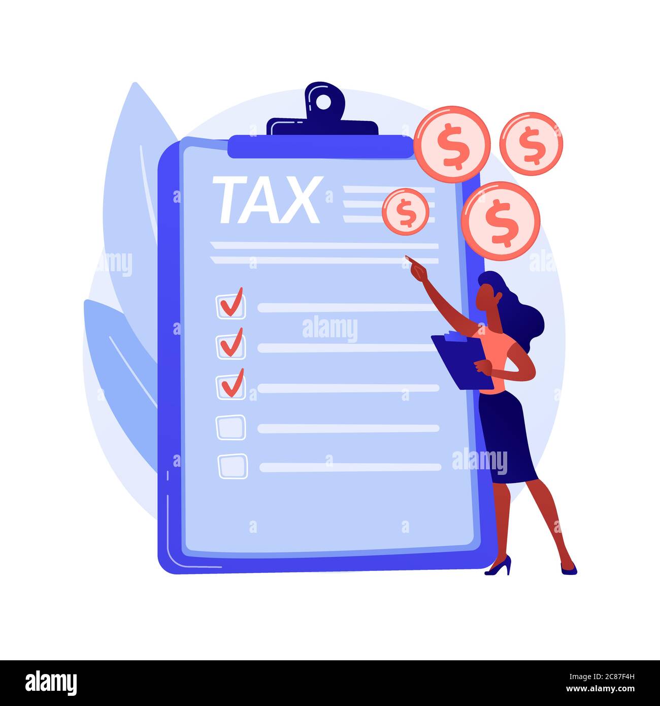 Tax Form Cartoon High Resolution Stock Photography and Images - Alamy