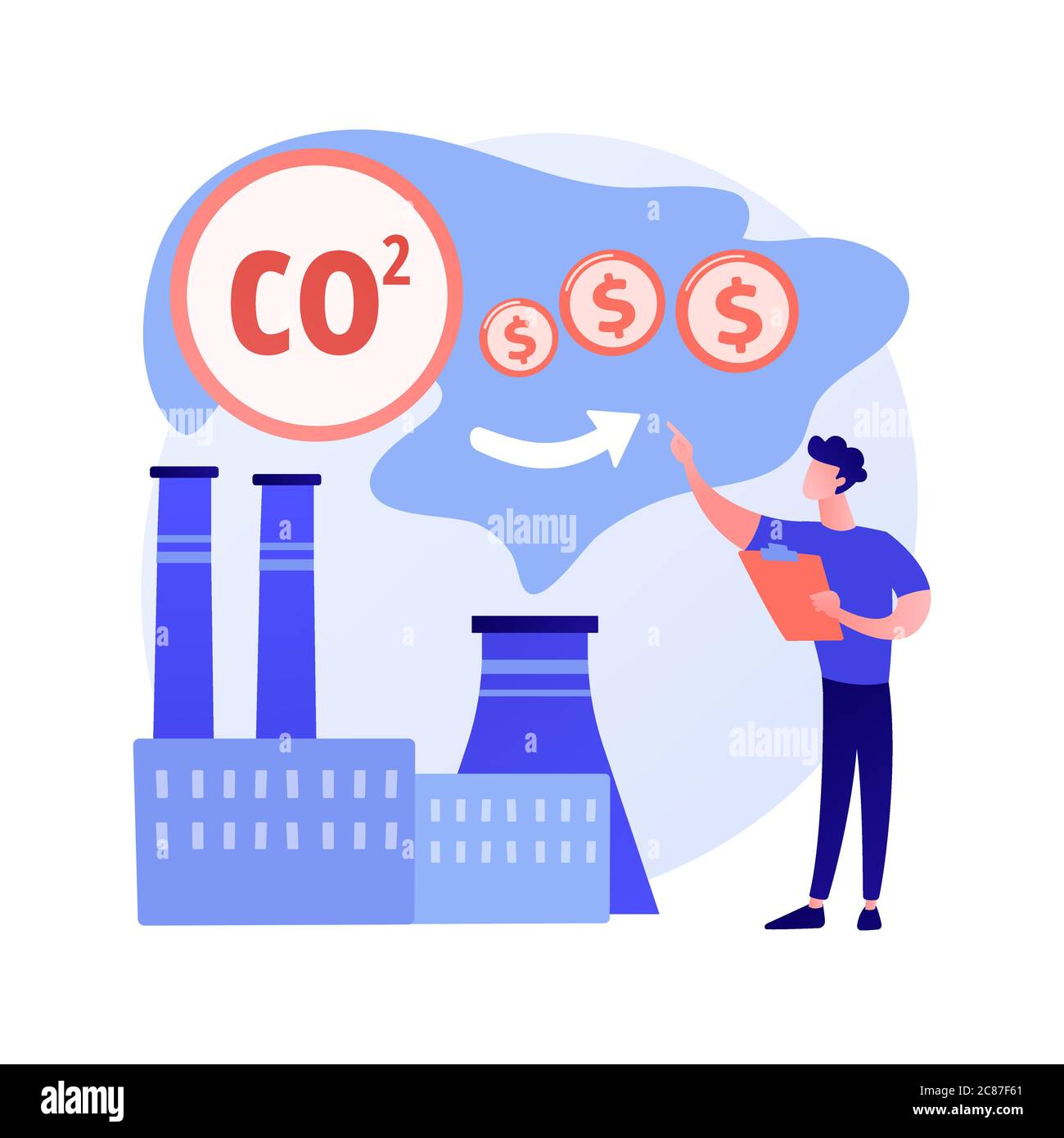 Clean economy vector concept metaphor Stock Vector Image & Art - Alamy