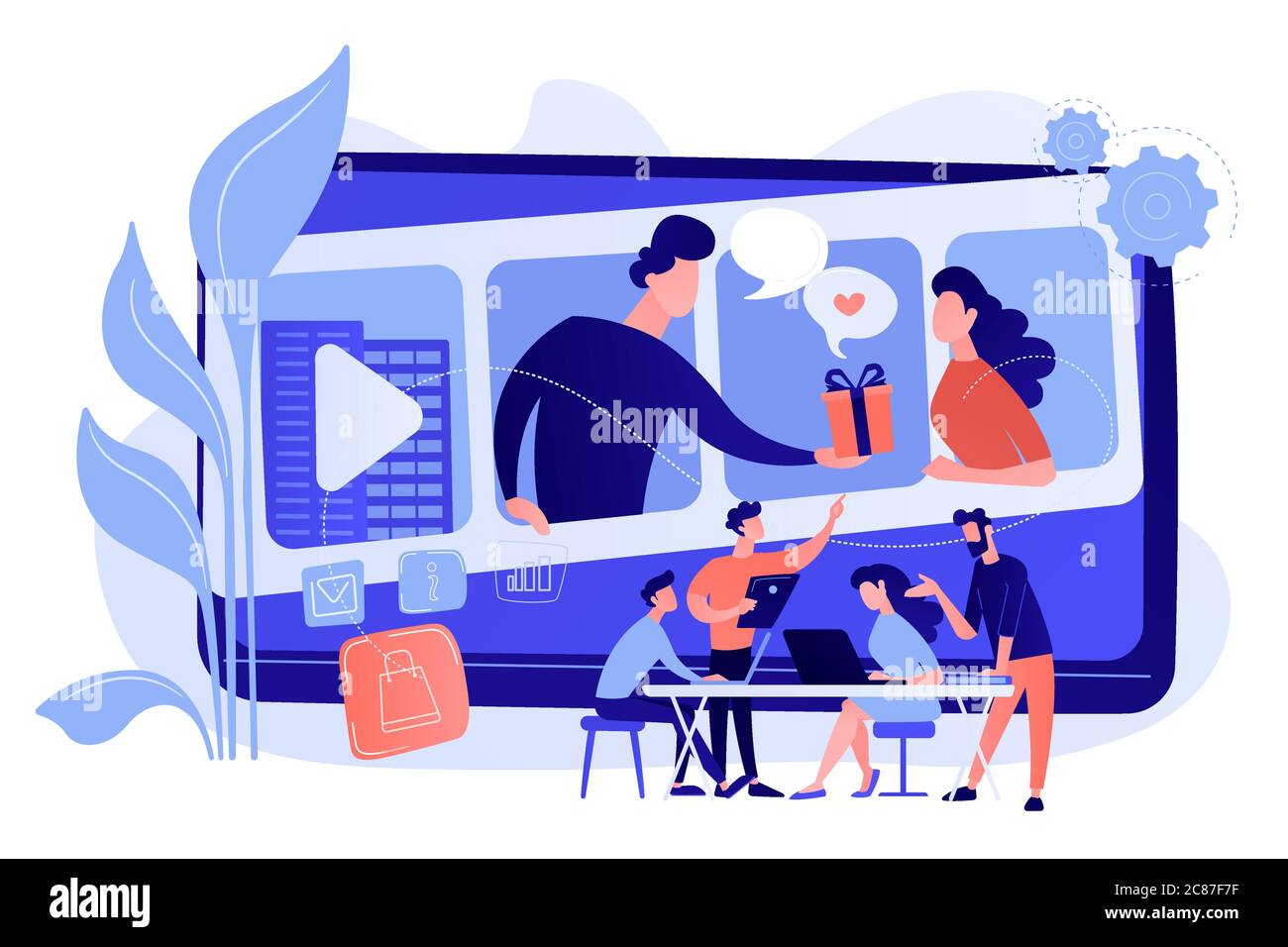 Visual storytelling concept vector illustration Stock Vector Image ...