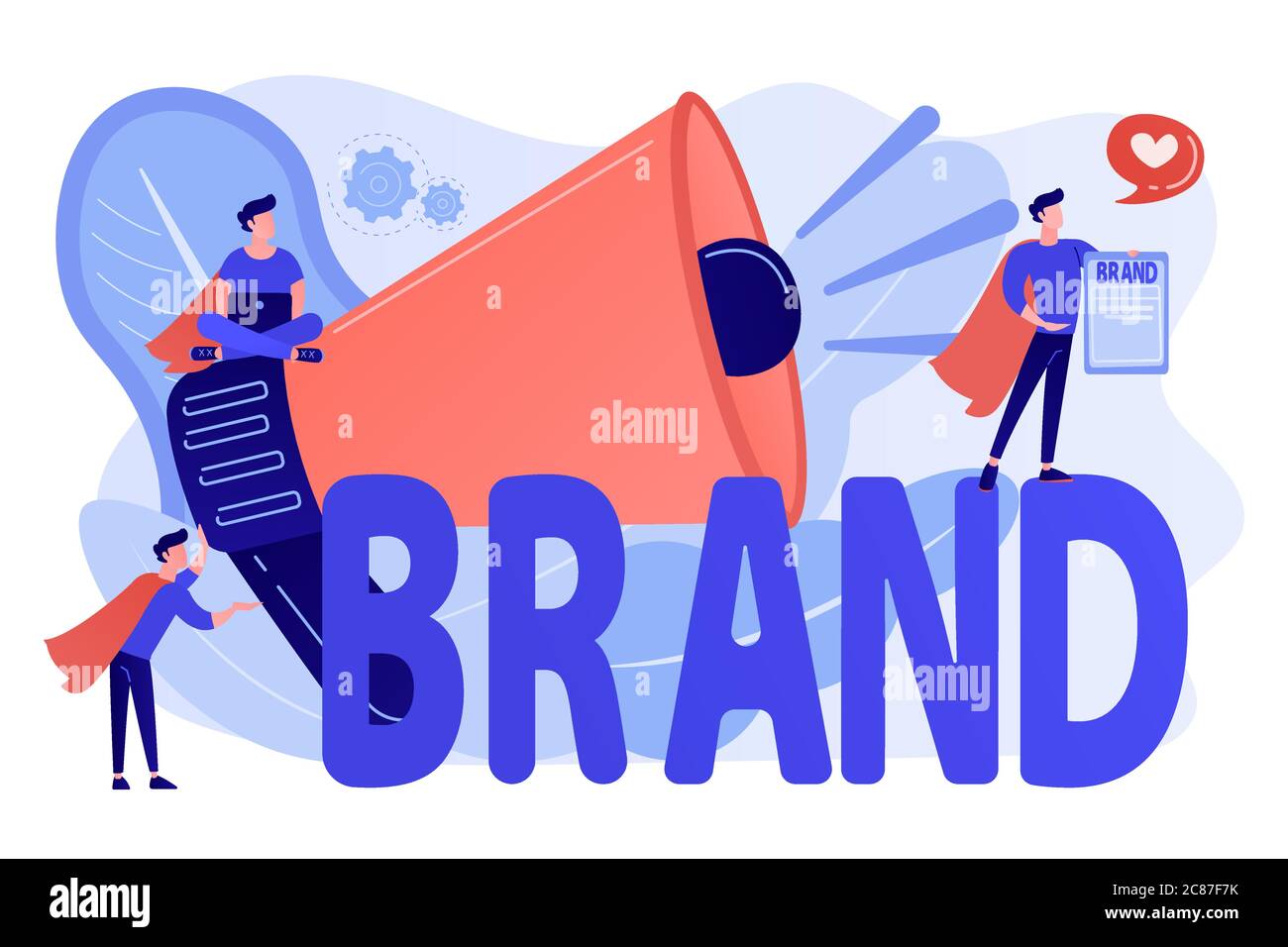 Personal brand concept vector illustration Stock Vector Image & Art - Alamy