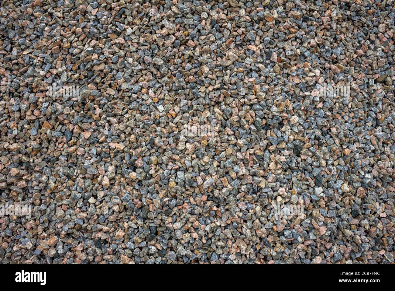 Small broken stones used for construction. Natural material for columns ...