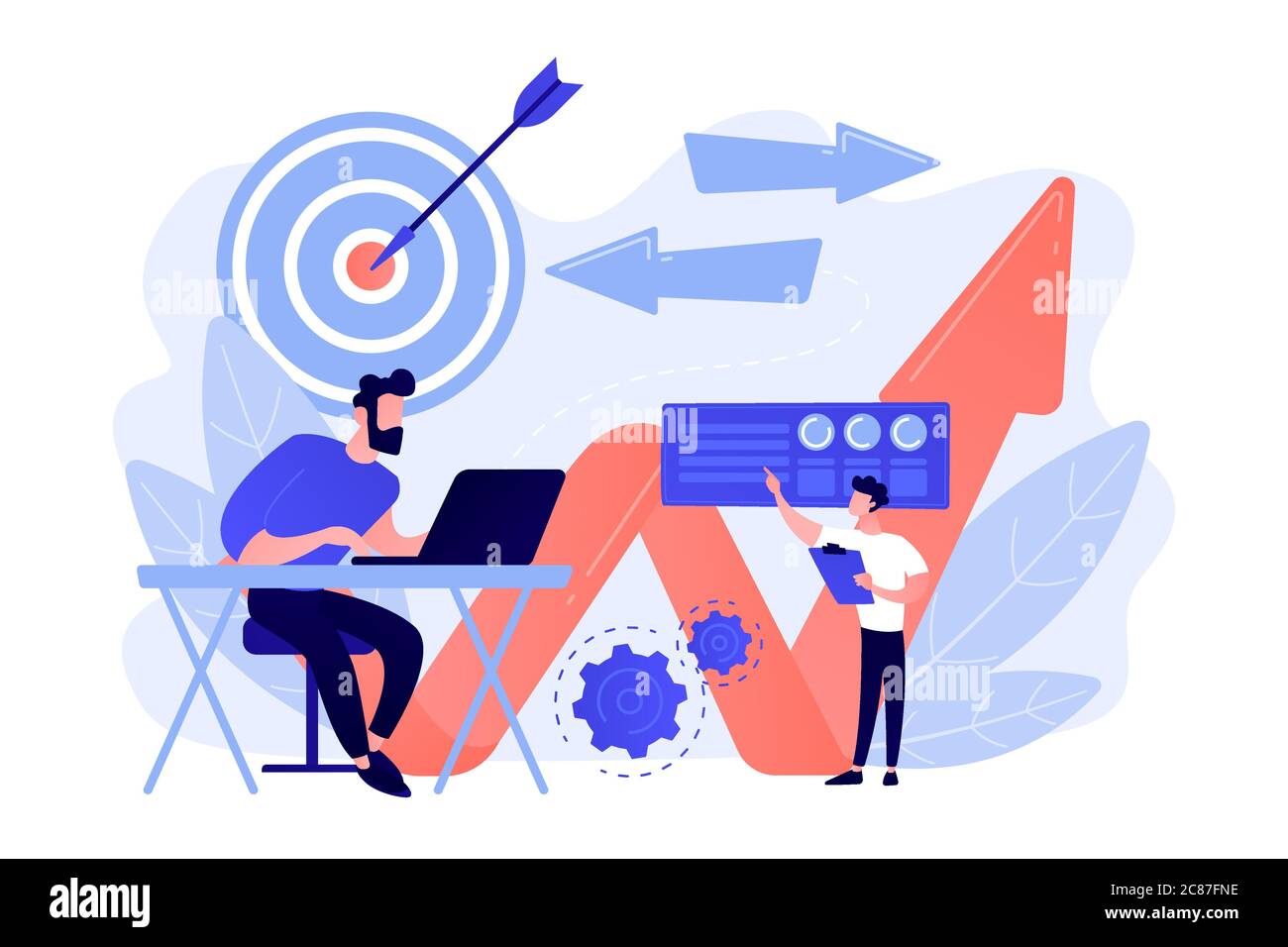 Business direction concept vector illustration Stock Vector Image & Art ...