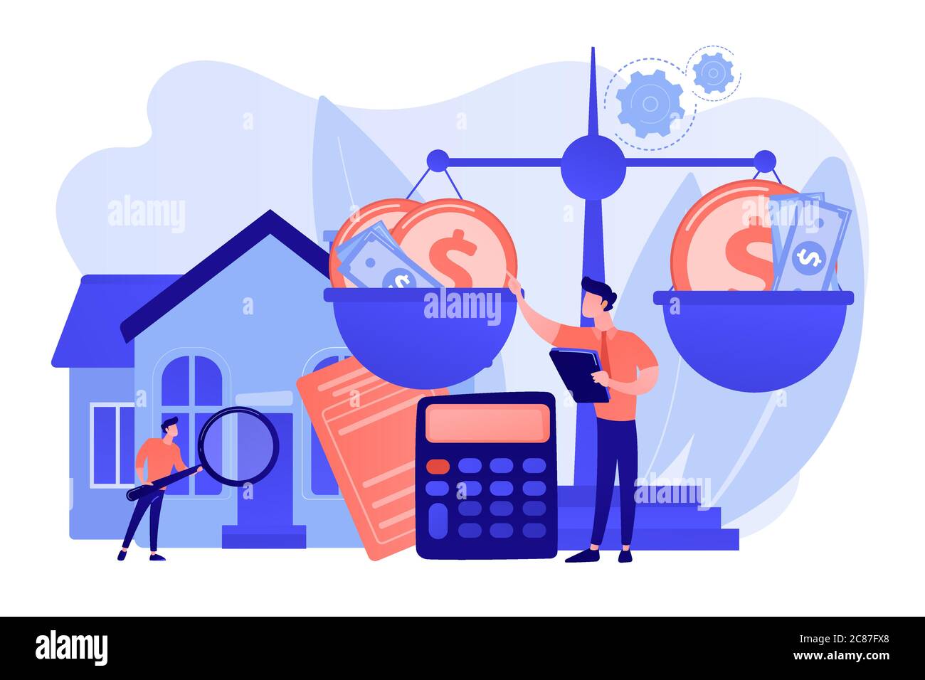 Appraisal services concept vector illustration Stock Vector Image & Art ...