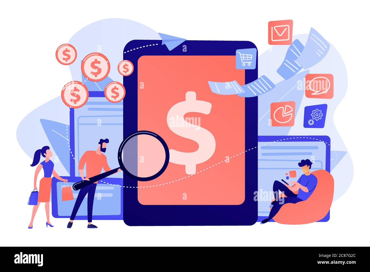 E-invoicing concept vector illustration Stock Vector Image & Art - Alamy