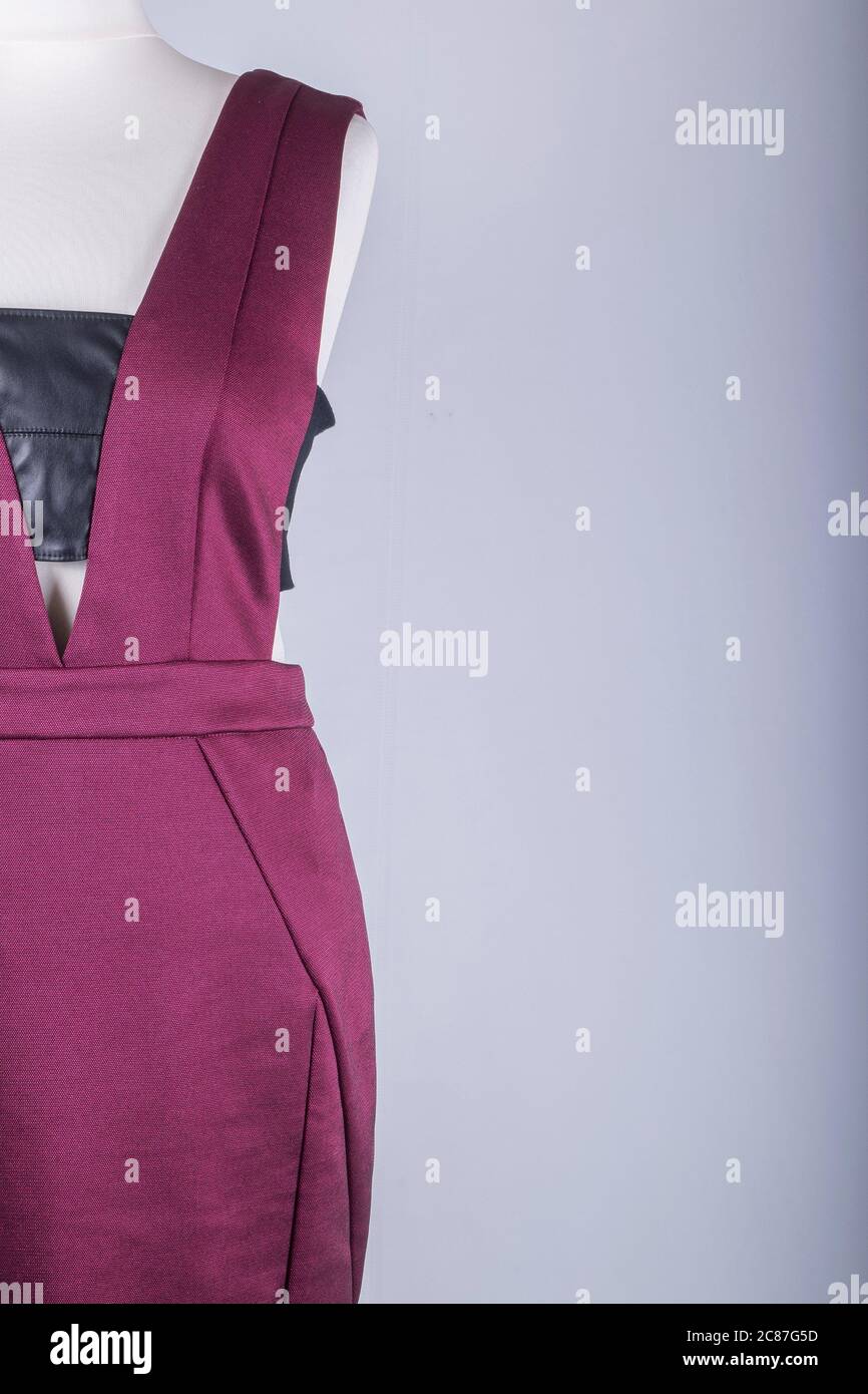 Purple leather dress hi-res stock photography and images - Alamy