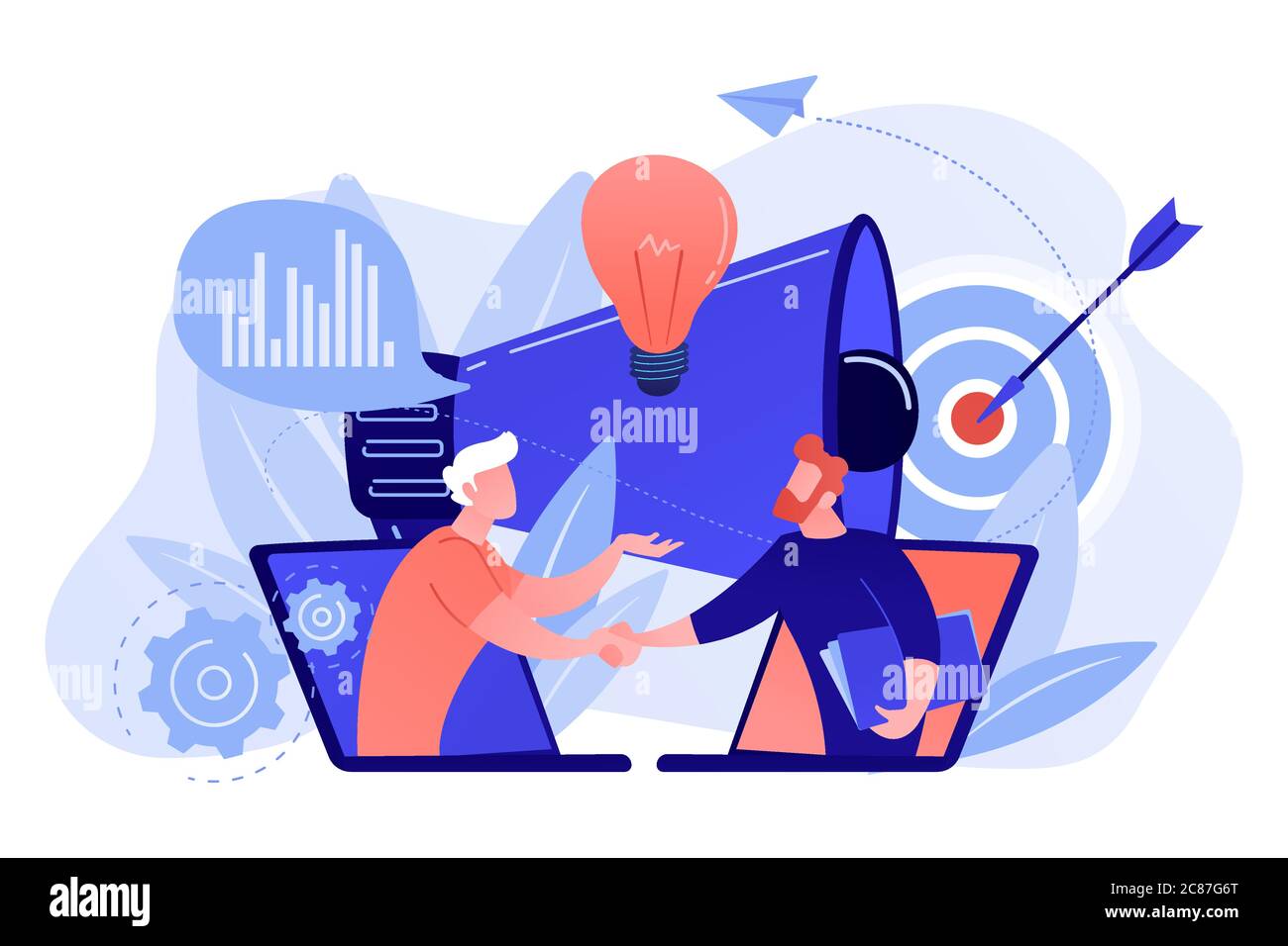 Collaboration concept vector illustration Stock Vector Image & Art - Alamy