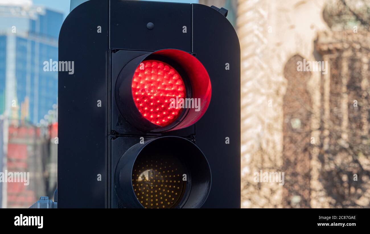 Traffic light system with green light sign hi-res stock photography and ...