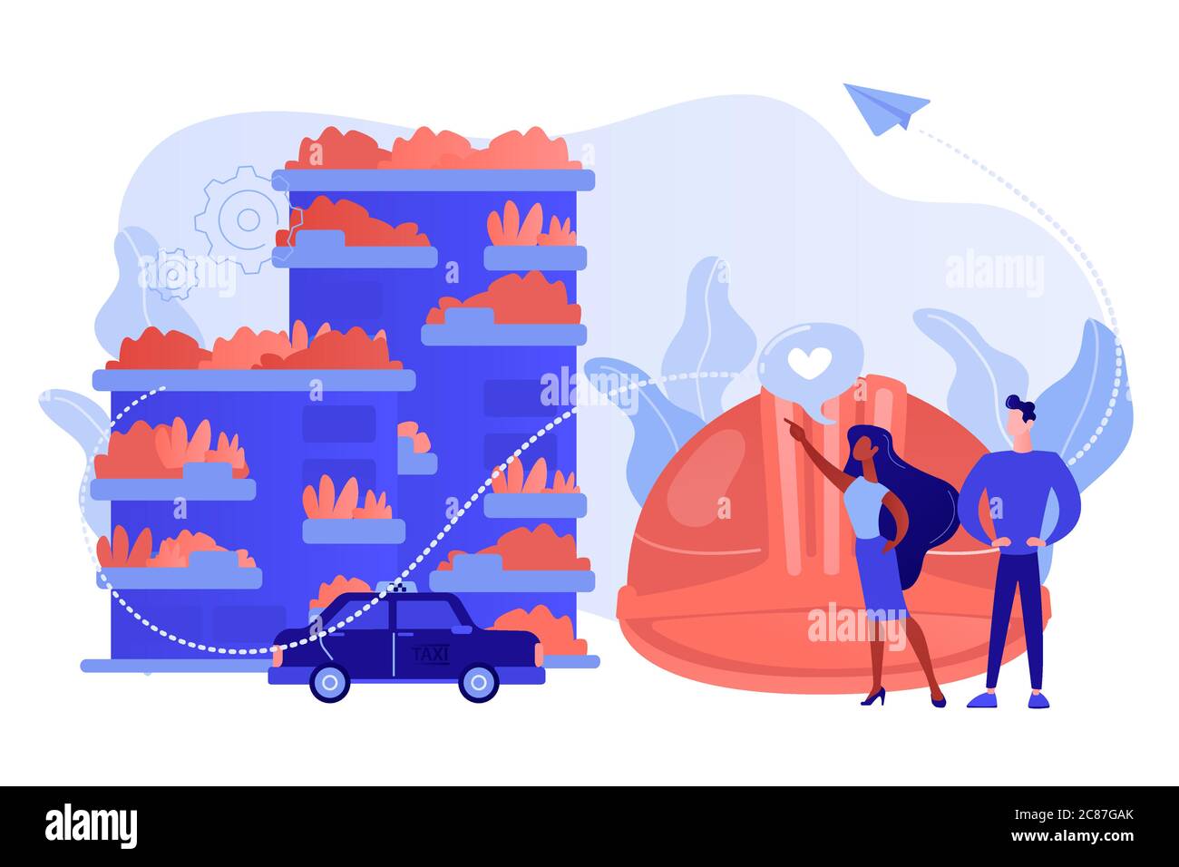 Coral pink blue green Cut Out Stock Images & Pictures - Alamy