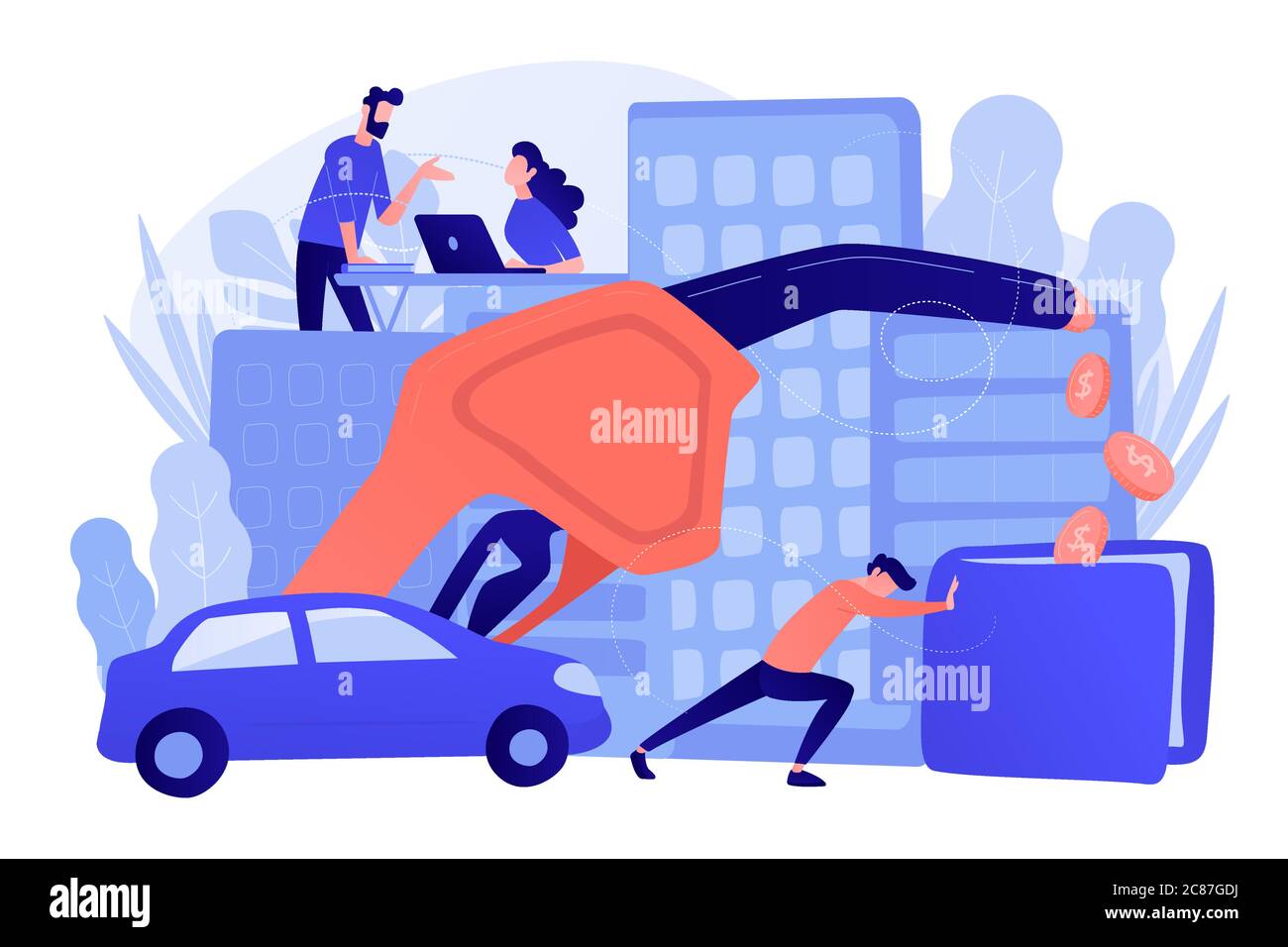 Fuel economy concept vector illustration Stock Vector Image & Art - Alamy