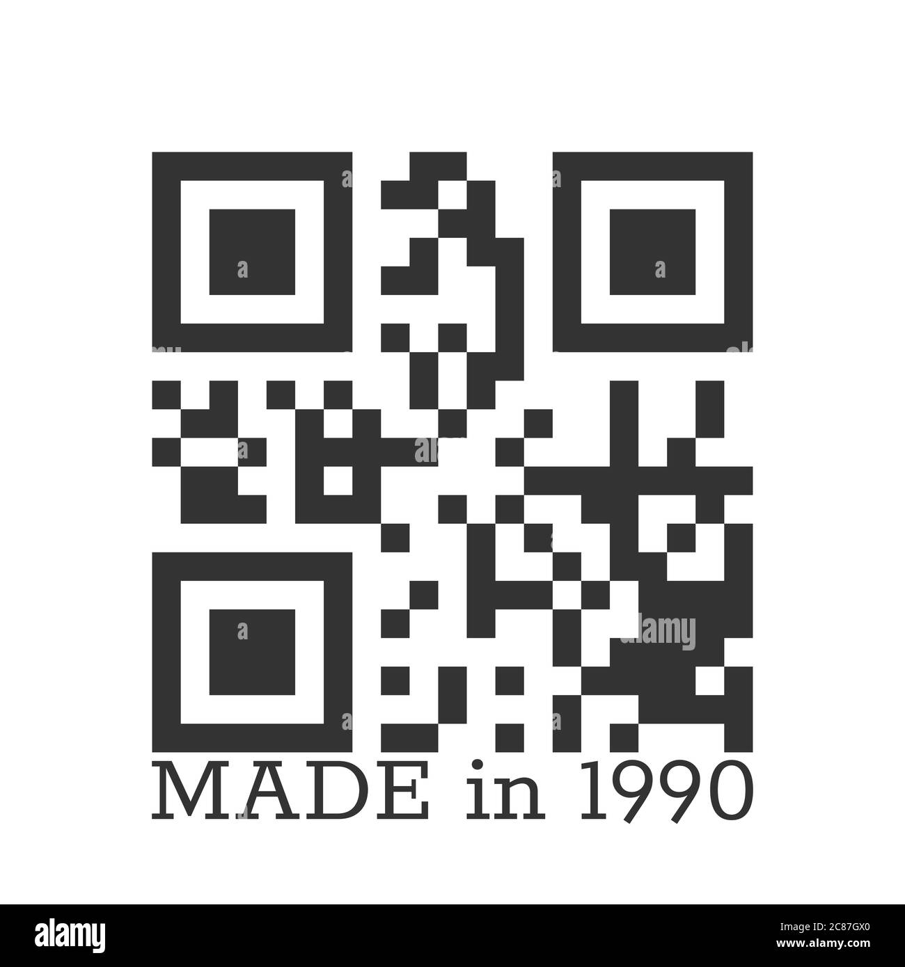 inscription was Made in 1990 for clothing, textiles and greetings ...