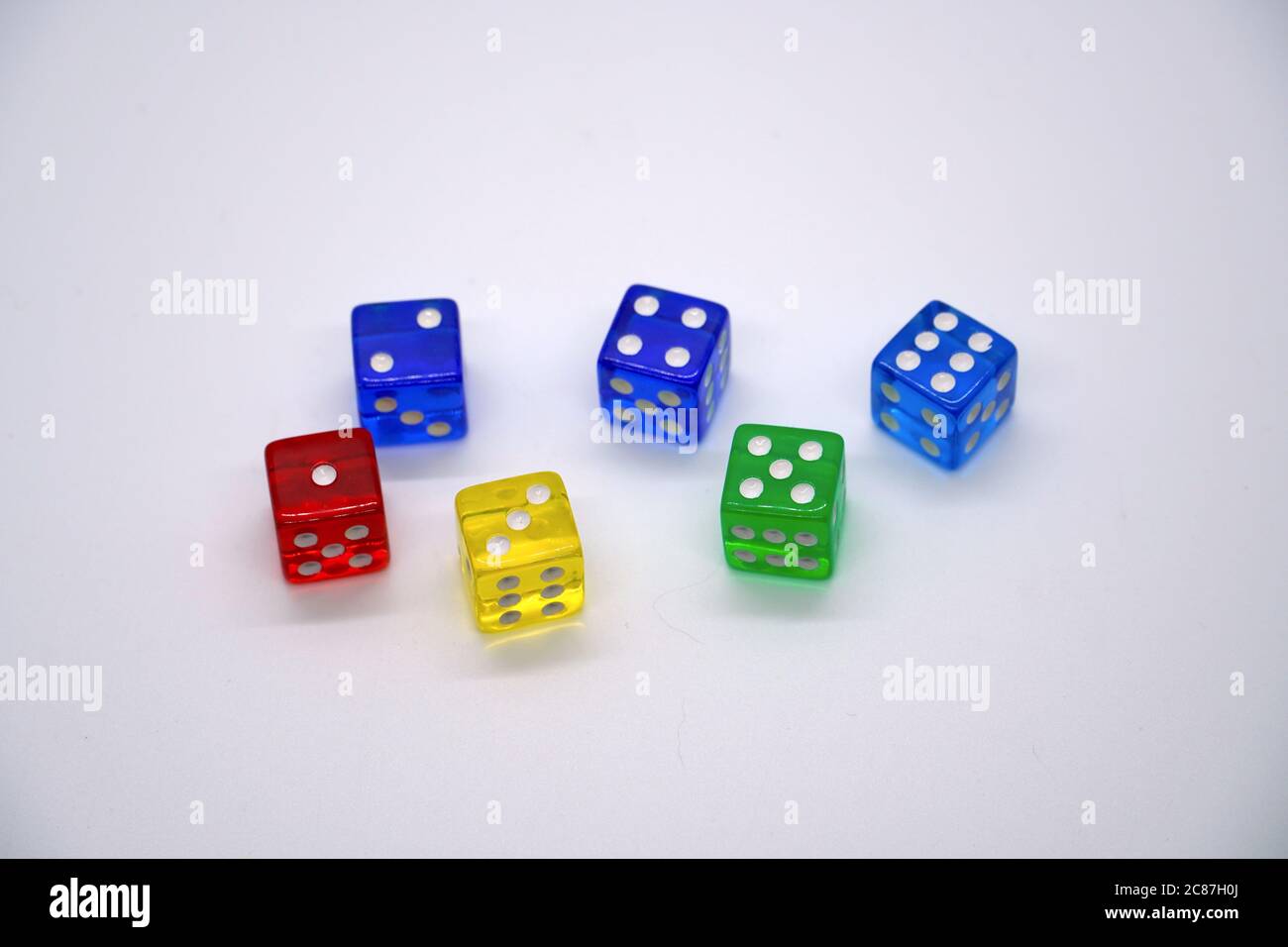 Colorful dice hi-res stock photography and images - Alamy
