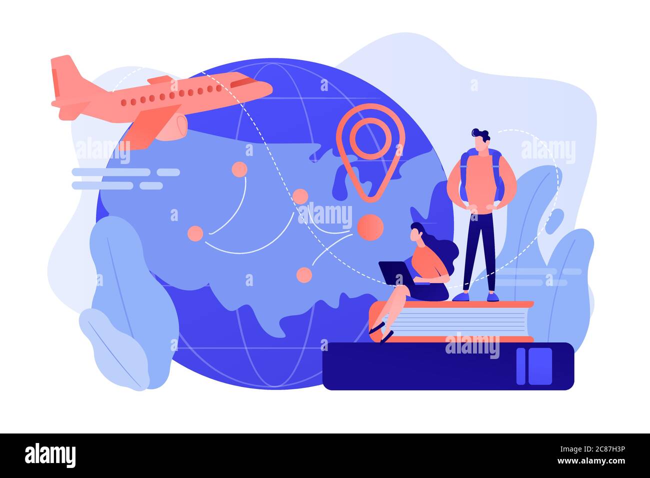 Educational tourism concept vector illustration Stock Vector Image ...