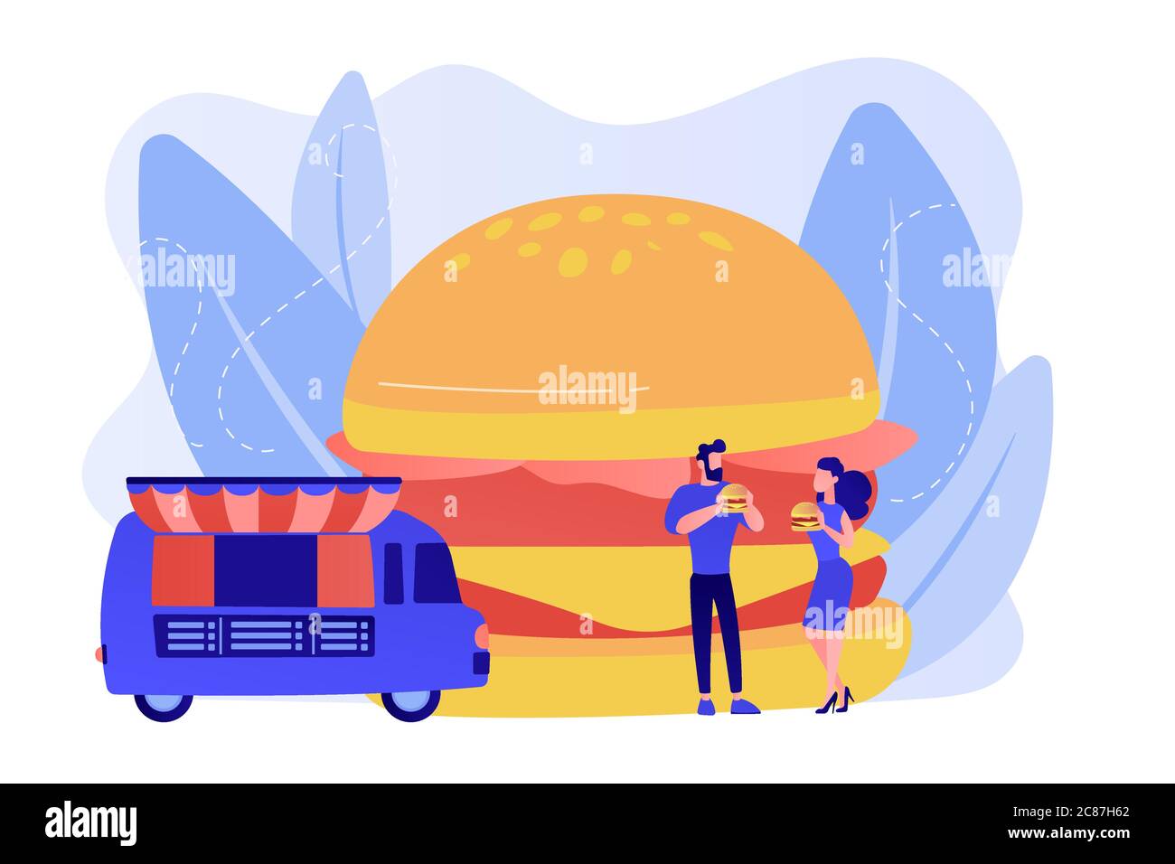 Street food concept vector illustration Stock Vector Image & Art - Alamy