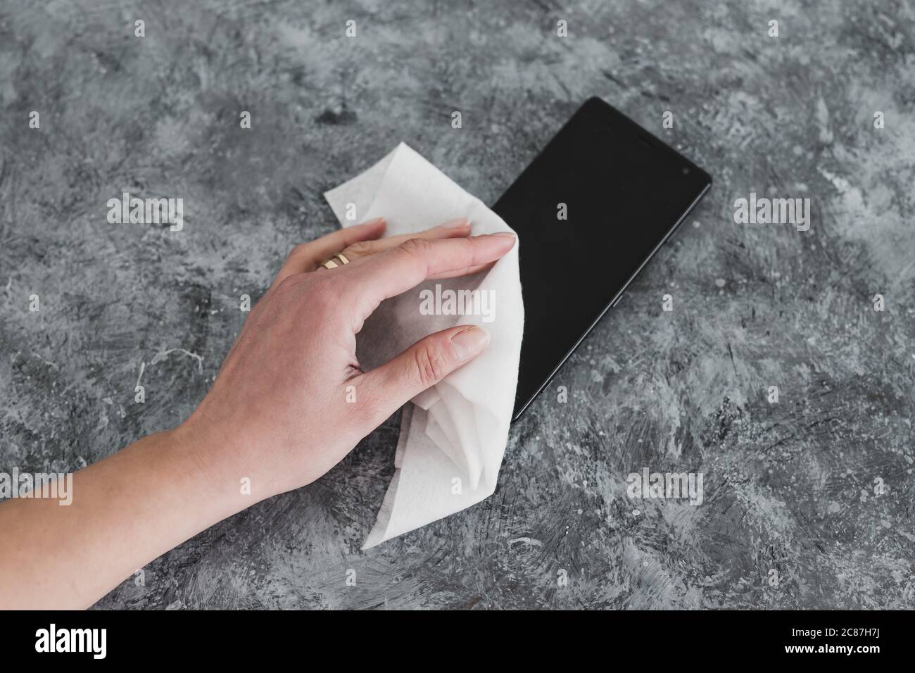 the new normal after covid-19 and concet of sanitizing surfaces, hand ...