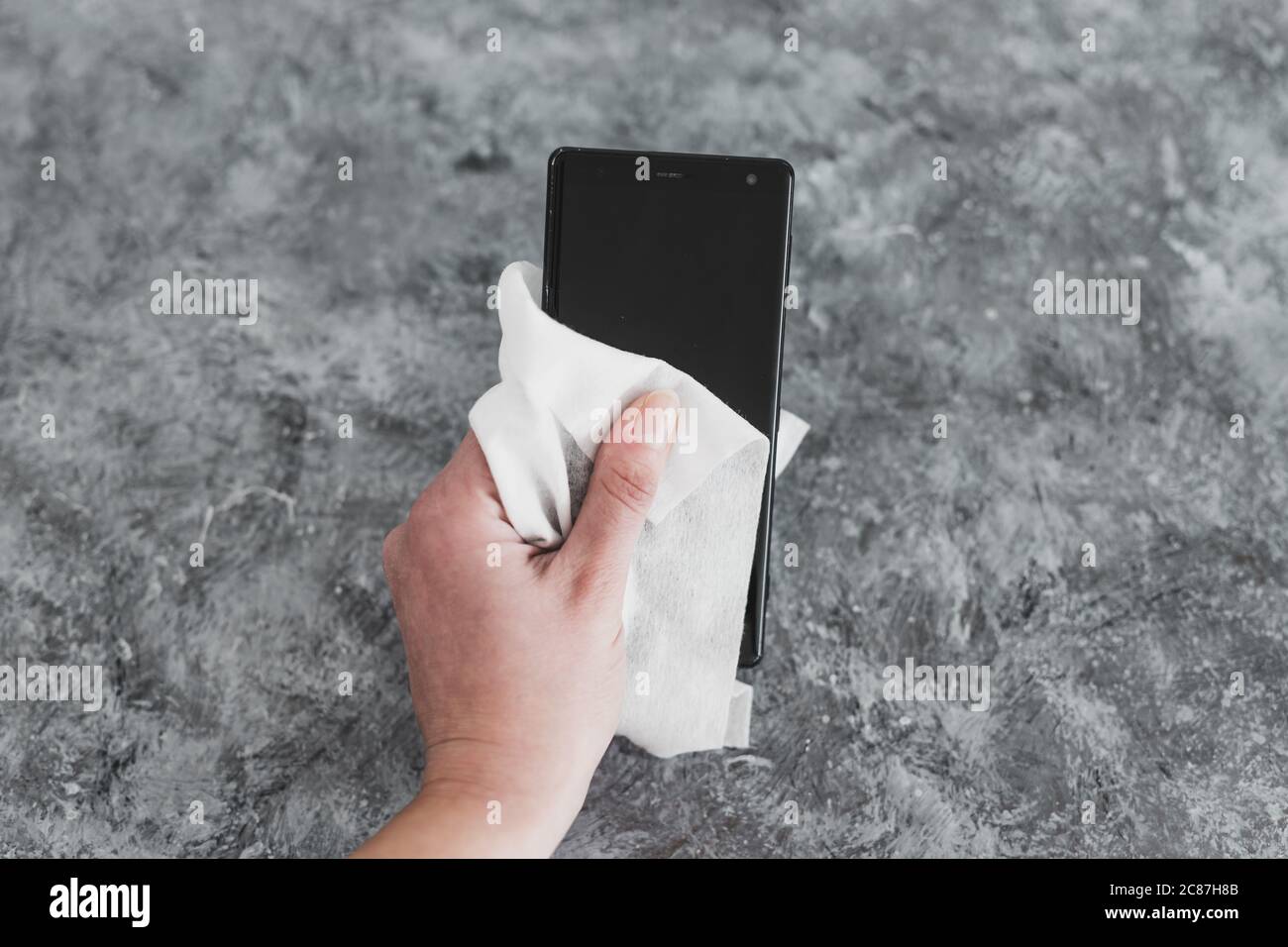 the new normal after covid-19 and concet of sanitizing surfaces, hand ...