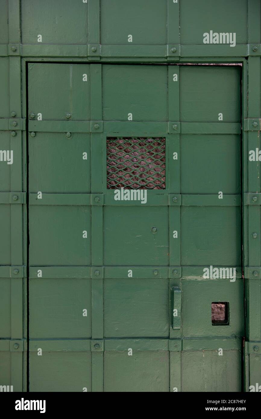 Hong Kong,China:29 Jun,2020. The Blue gate entrance. Now restored to ...