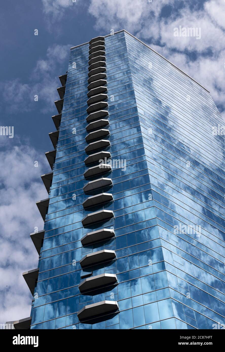 Hong Kong,China:29 Jun,2020. The Centrium building from the Tai Kwun ...