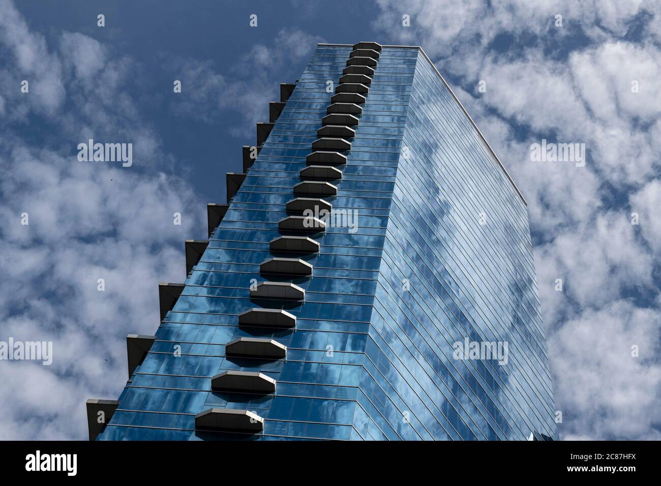 Hong Kong,China:29 Jun,2020. The Centrium building from the Tai Kwun ...