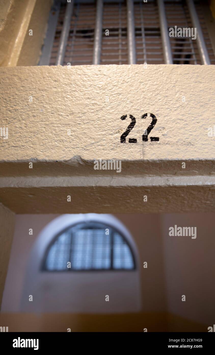 Hong Kong,China:29 Jun,2020. Original Jail cells.Tai Kwun Centre for ...