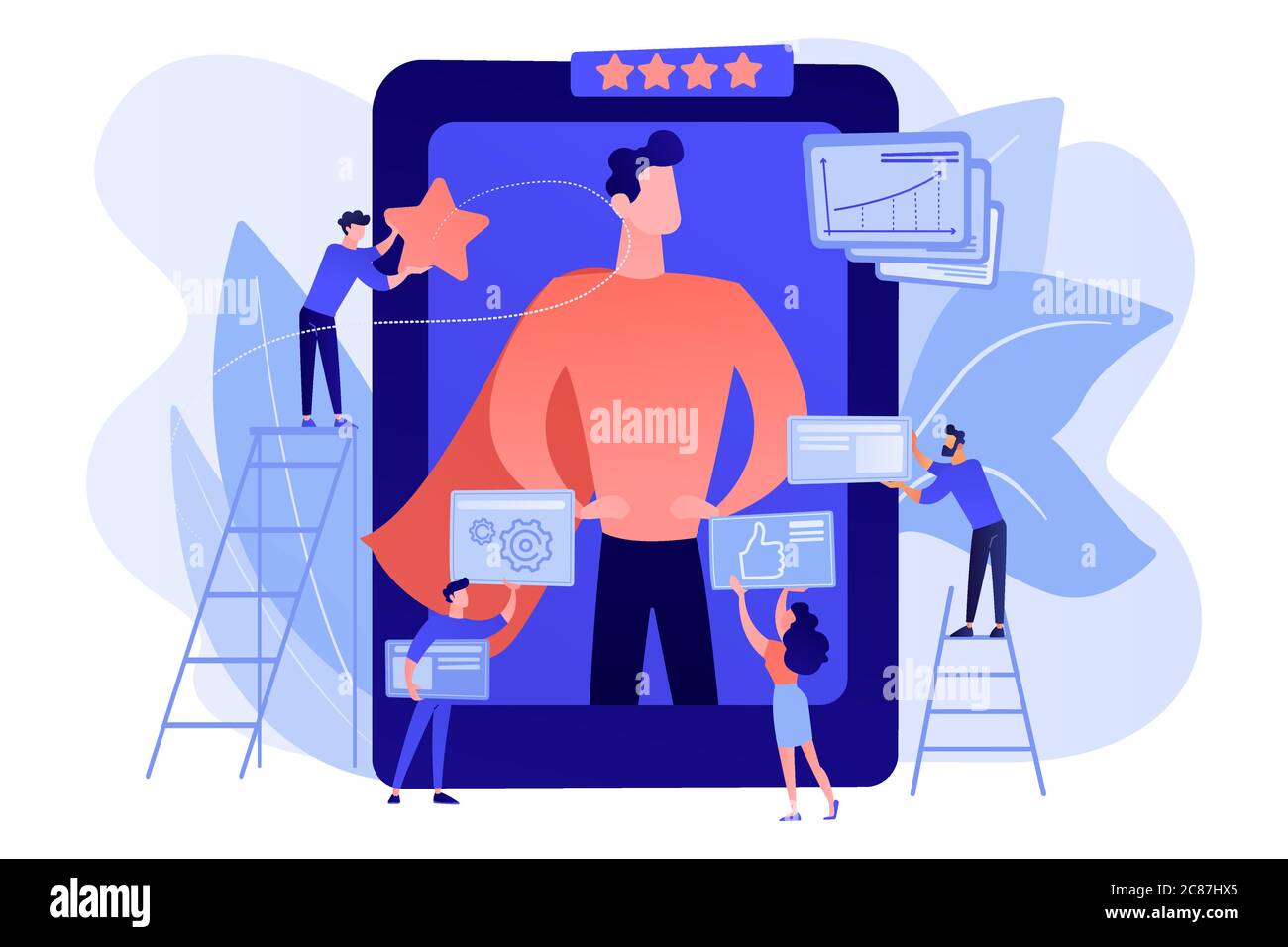 Impression management concept vector illustration Stock Vector Image ...