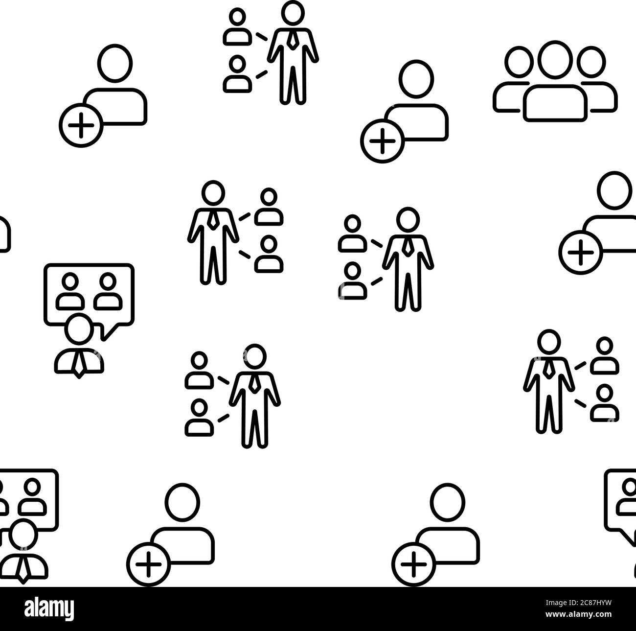 Referral Marketing Vector Seamless Pattern Stock Vector Image & Art - Alamy