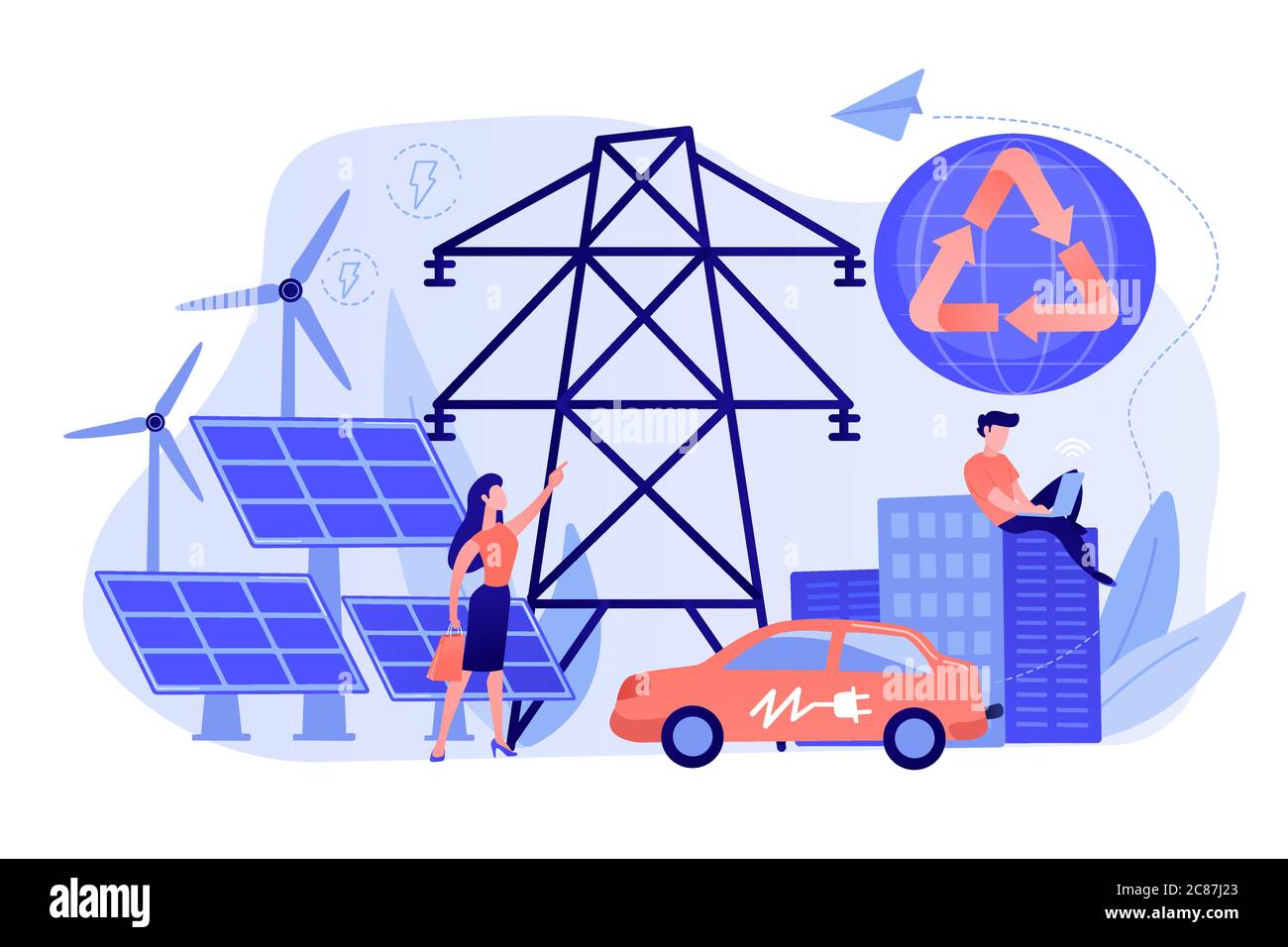 Energy services Cut Out Stock Images & Pictures - Alamy