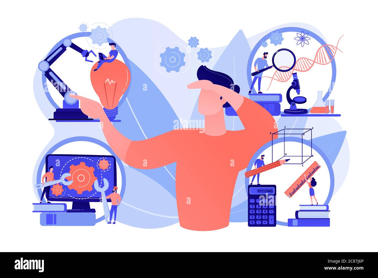 STEM education concept vector illustration Stock Vector Image & Art - Alamy