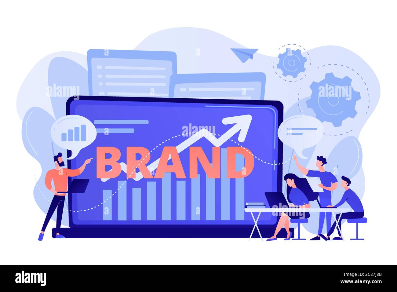 Branded workshop concept vector illustration Stock Vector Image & Art ...