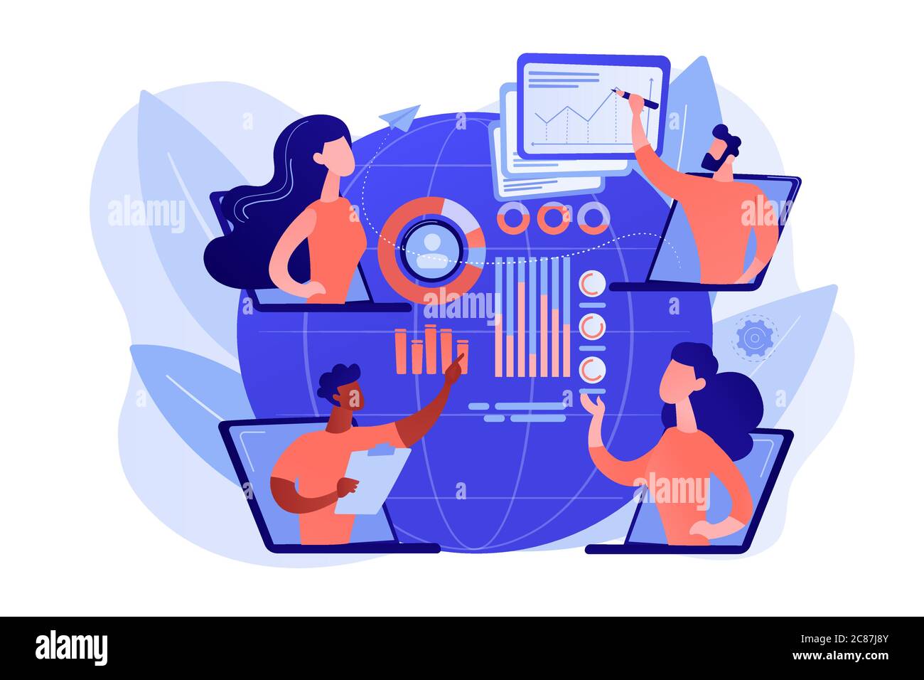 Online tech talks concept vector illustration Stock Vector Image & Art ...