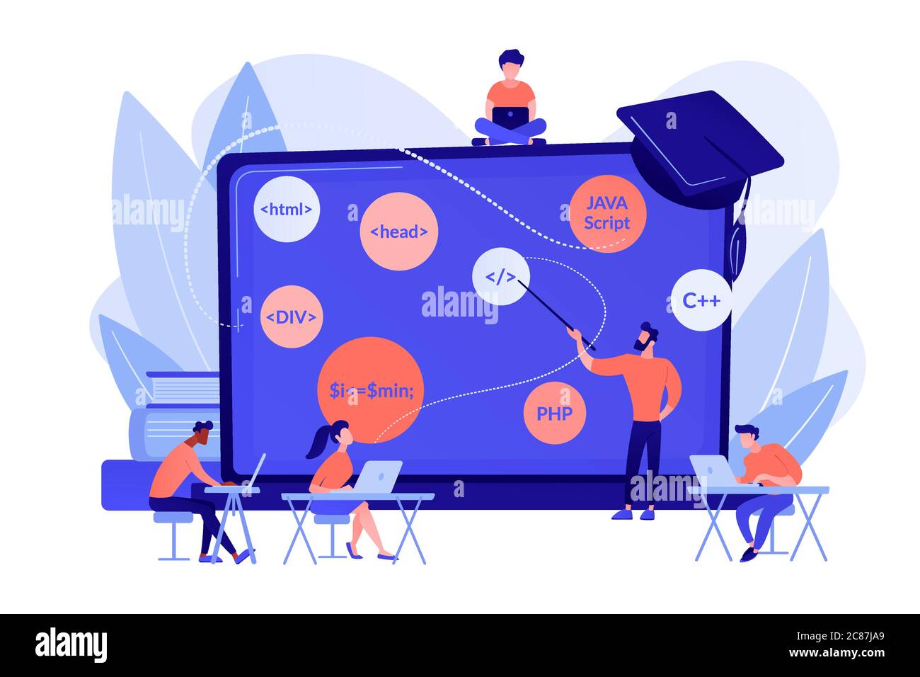 Coding workshop concept vector illustration Stock Vector Image & Art ...