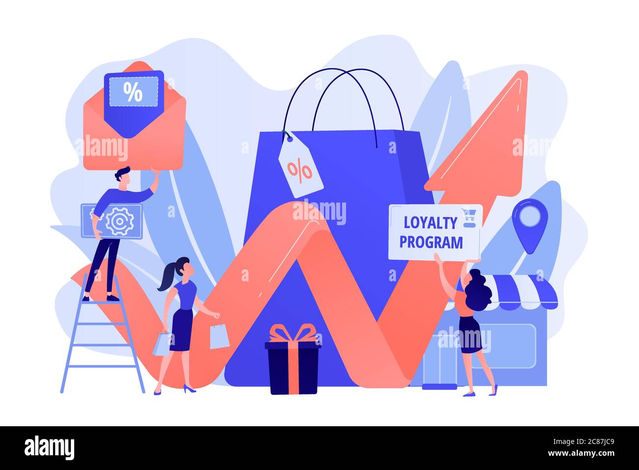 Promotional mix concept vector illustration Stock Vector Image & Art ...