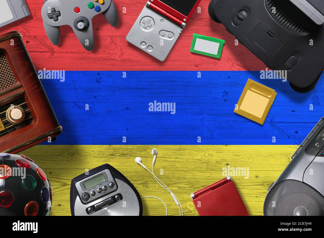 Video Game Console Collage