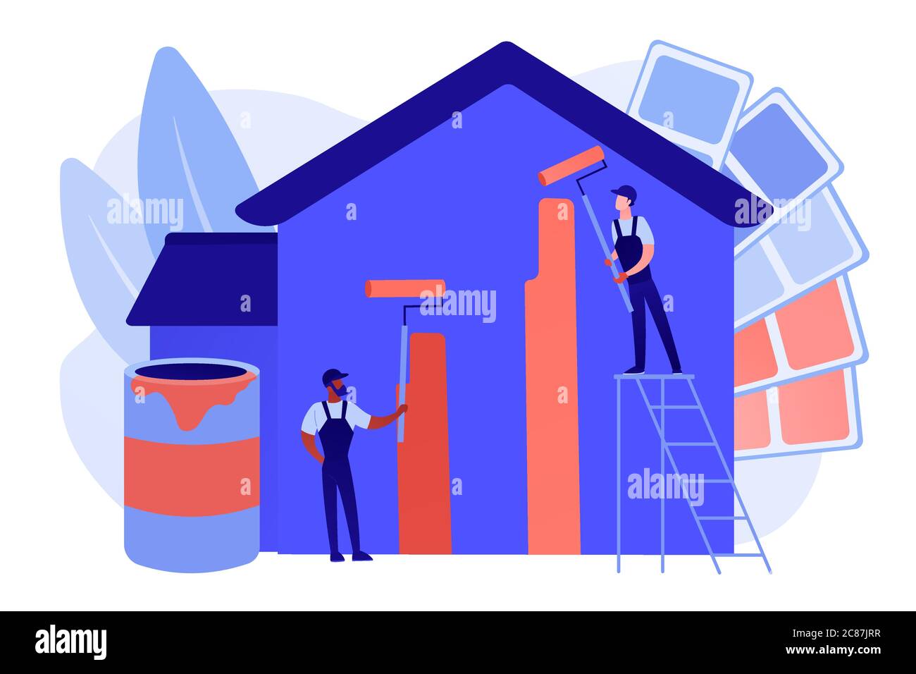 Painter services concept vector illustration Stock Vector Image & Art ...