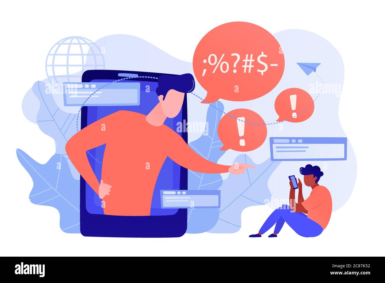 Cyberbullying drawing hi-res stock photography and images - Alamy