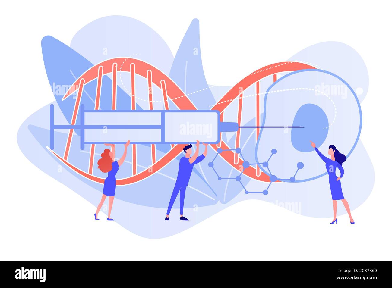 Artificial reproduction concept vector illustration Stock Vector Image ...