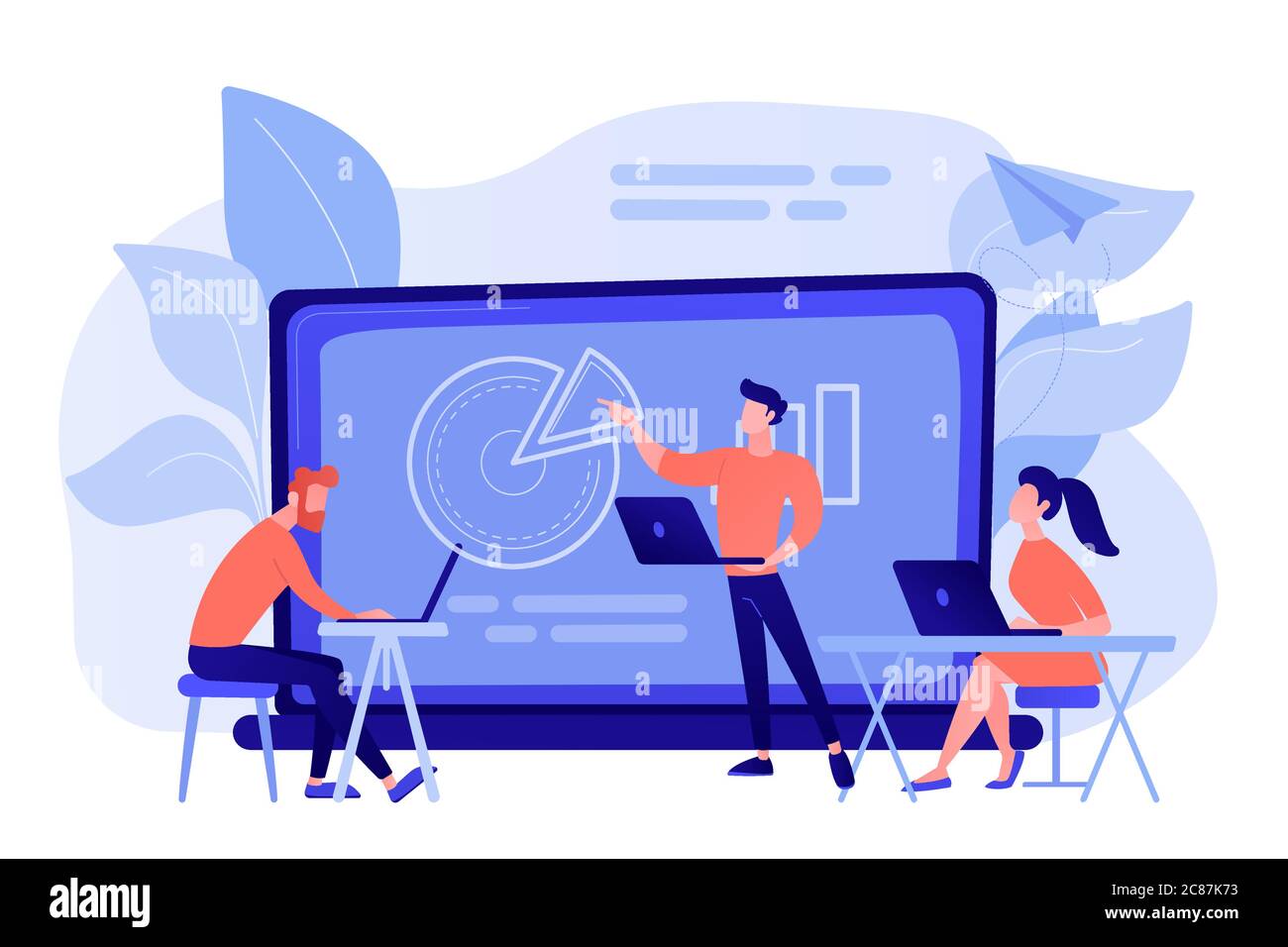 Digital classroom concept vector illustration Stock Vector Image & Art ...