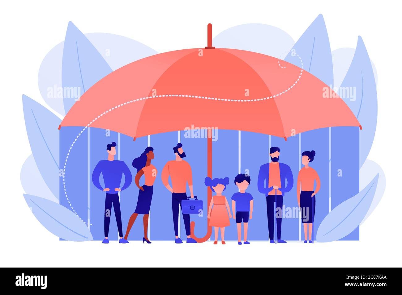 Social insurance concept vector illustration Stock Vector Image & Art ...